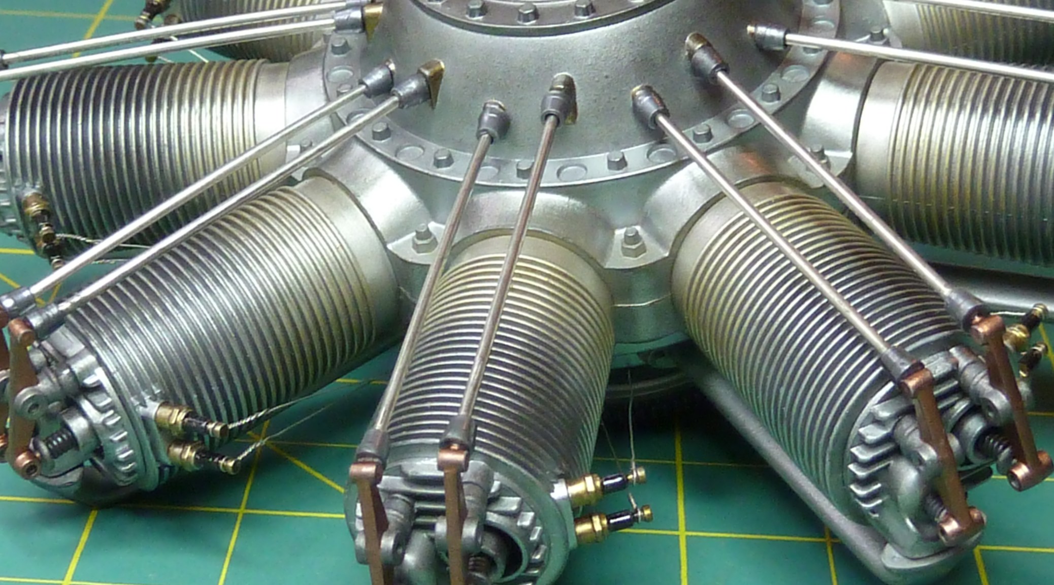 Sopwith Camel F1 – Hasegawa 1:8 (Part 1), Clerget 9B Rotary Radial ...
